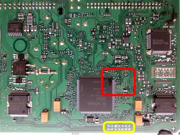 Bosch MED17 / EDC17 dla VAG equipped with protected Tricore ...